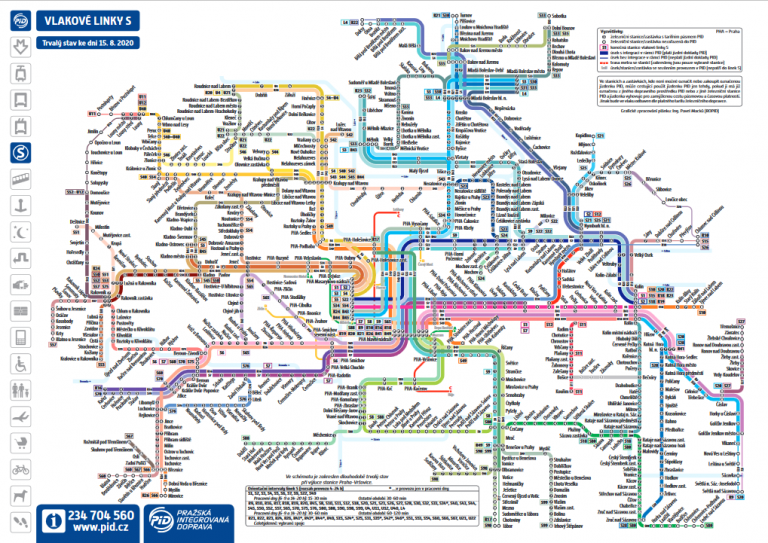 Schéma vlakových linek „S“ Pražské integrované dopravy, pdf ke stažení ...
