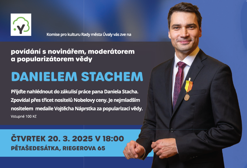 Daniel Stach v Úvalech. Pozvání na setkání s popularizátorem vědy a ...